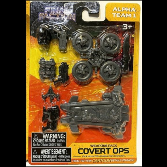 Final Faction | Toys | Final Faction Alpha Team All 3 Weapons Packs For ...